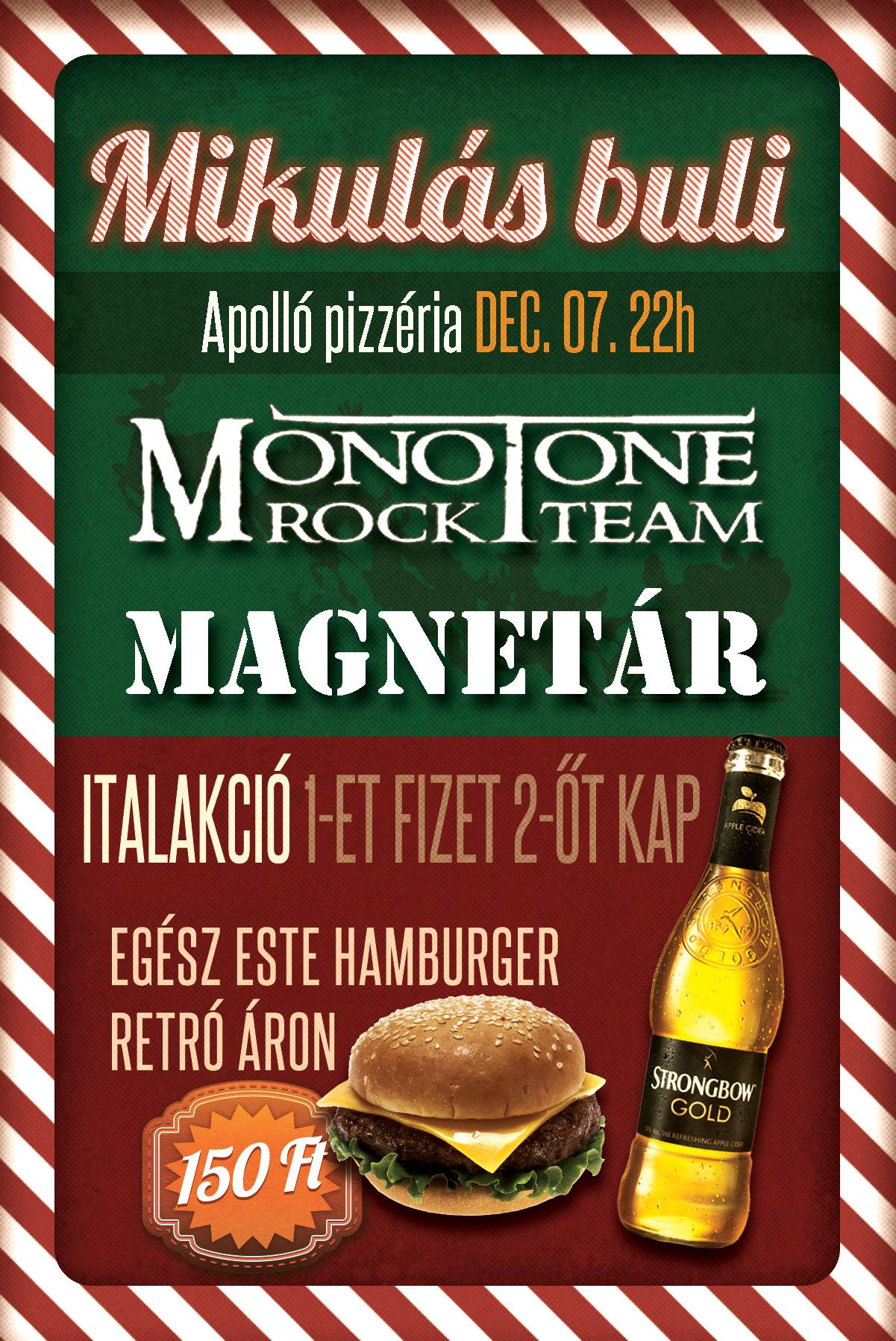 Mikulás Buli a Rock jegyében | Gyomaendrod.com